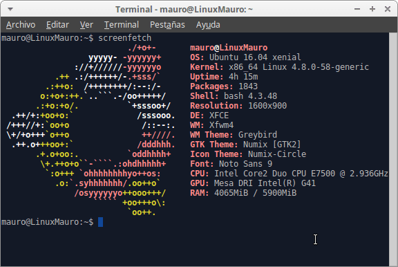 Terminal: NeoFetch & Screenfetch 2 herramientas para consultar la ...