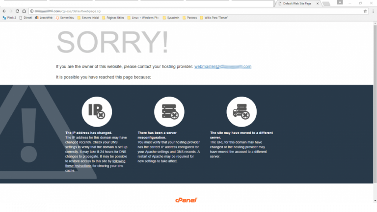 SOLUCIÓN A: Redirección automática hacia "/cgi-sys/defaultwebpage.cgi" en entornos WHM-Cpanel ...